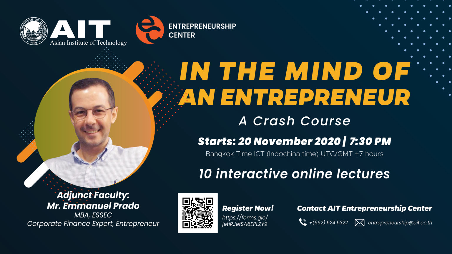 Entrepreneurship Courses – AIT Entrepreneurship Center